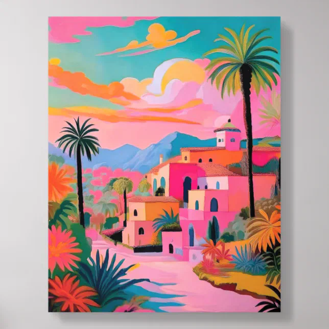 Haiti Travel Poster La Citadelle Wall Art Caribbea Acrylic Photo Tile ...