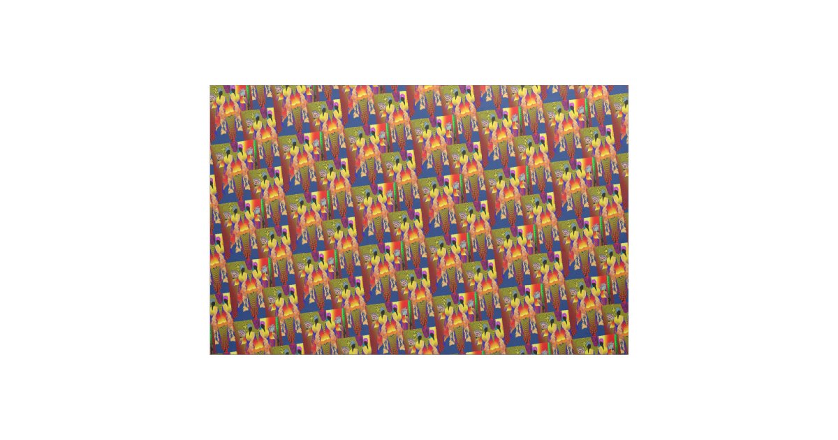 Haitian Creole lady's Fabric | Zazzle