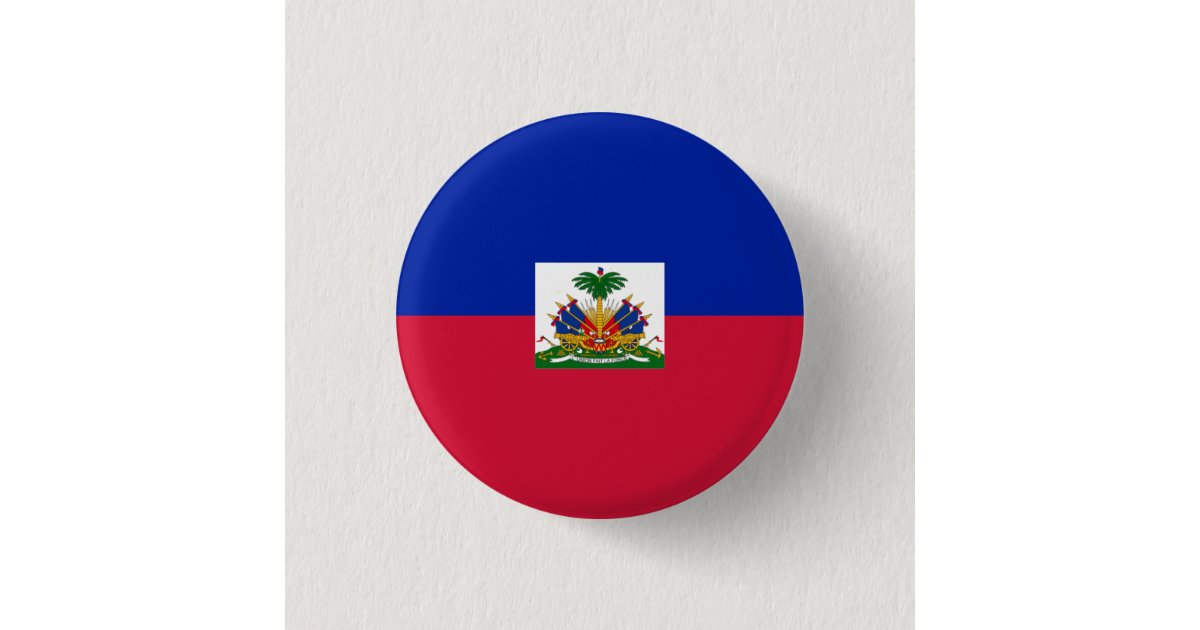 Haitian Flag, Flag of Haiti Button | Zazzle
