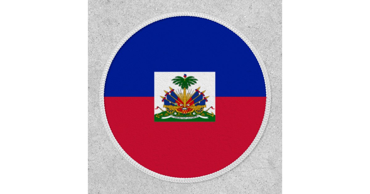 Haitian Flag, Flag of Haiti Patch | Zazzle