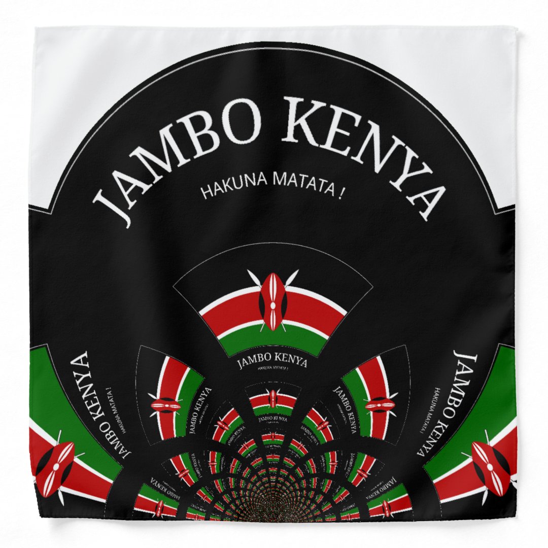 Hakuna Matata Jambo Kenya Bandana | Zazzle
