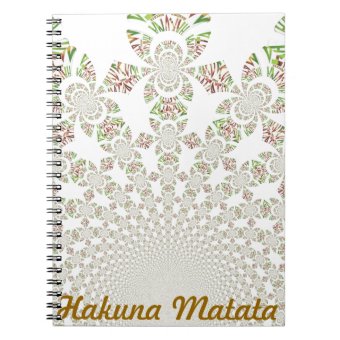 Hakuna Matata Personalize Notebook | Zazzle