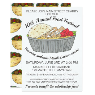 Food Festival Invitations | Zazzle