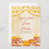 Haldi invites & Haldi invitations Holud invitation | Zazzle