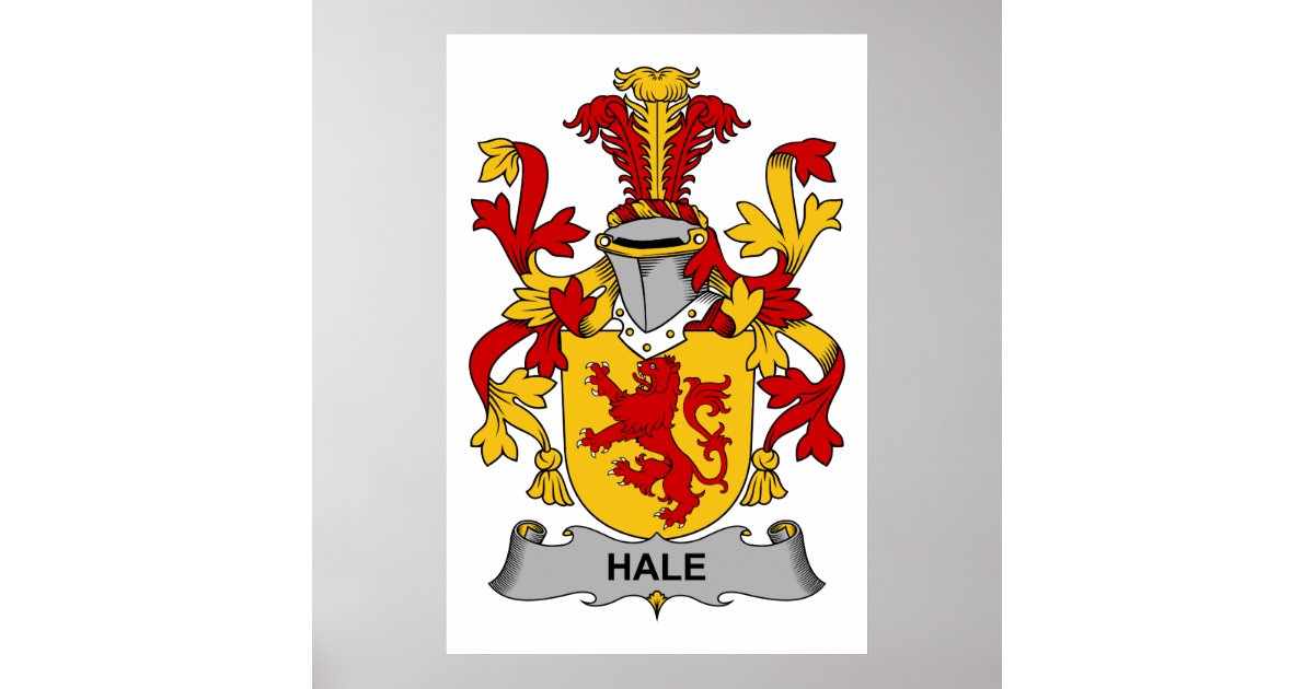 Hale Family Crest Poster | Zazzle