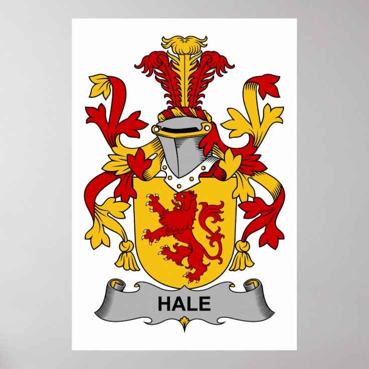 Hale Family Crest Poster | Zazzle