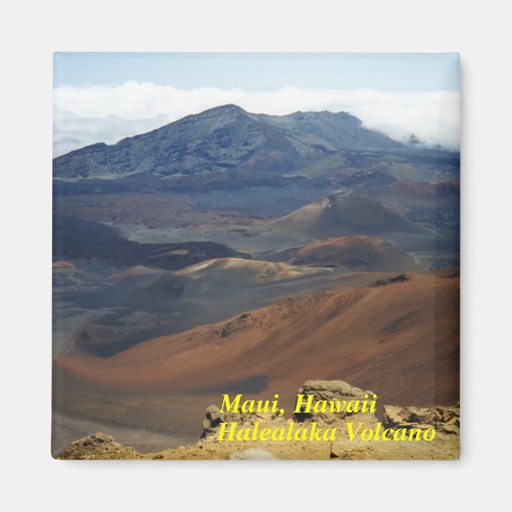 halealaka volcano magnet | Zazzle
