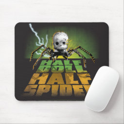 Half Doll Half Spider Mouse Pad | Zazzle