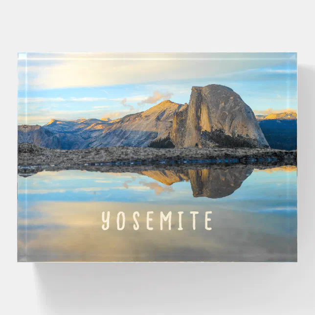 Half Dome Mountain in Yosemite National Park Paperweight | Zazzle