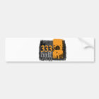 333 Half Evil Bumper Sticker | Zazzle.com