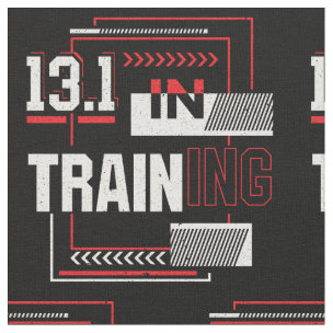 Marathon Runner Fabric | Zazzle