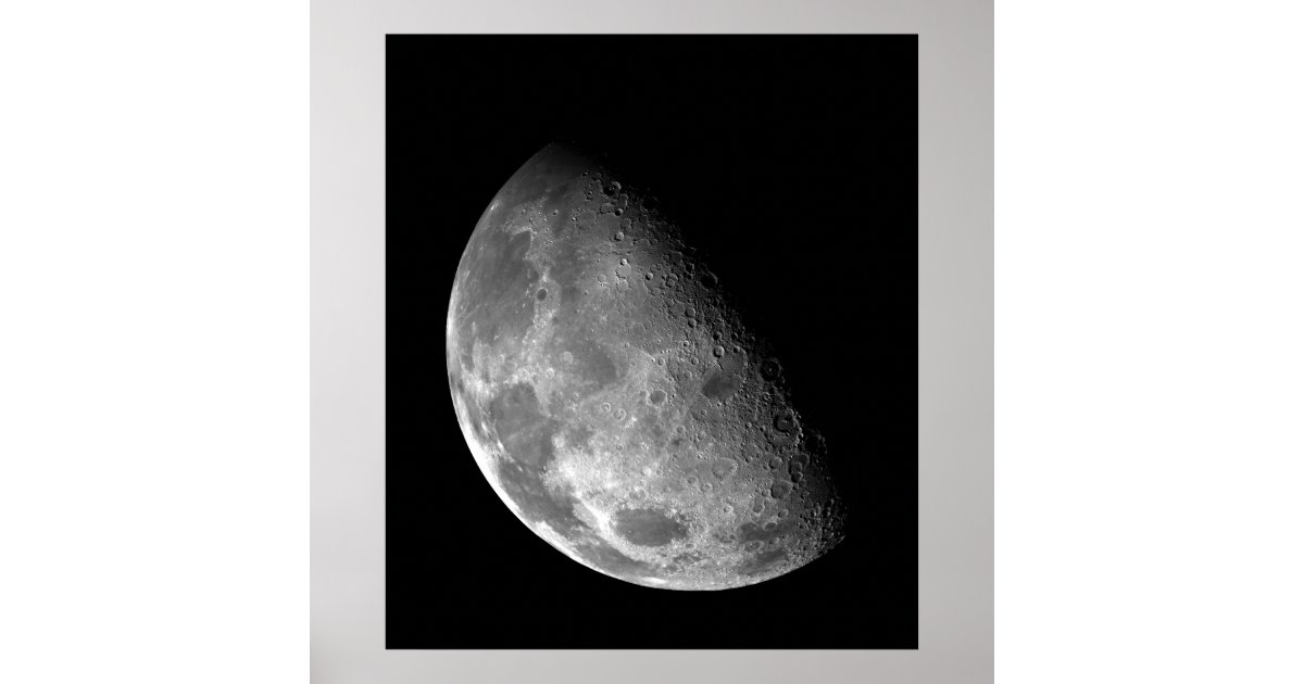 Half Moon Poster or Print | Zazzle