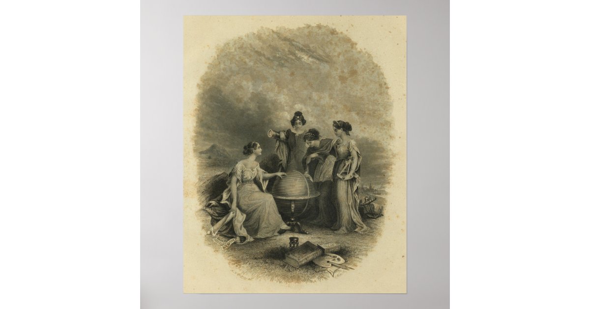 Half Title Colton's Atlas Of The World Poster | Zazzle