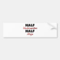 Half Underwriter Half Ninja Bumper Sticker | Zazzle