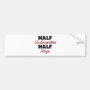 Half Underwriter Half Ninja Bumper Sticker | Zazzle