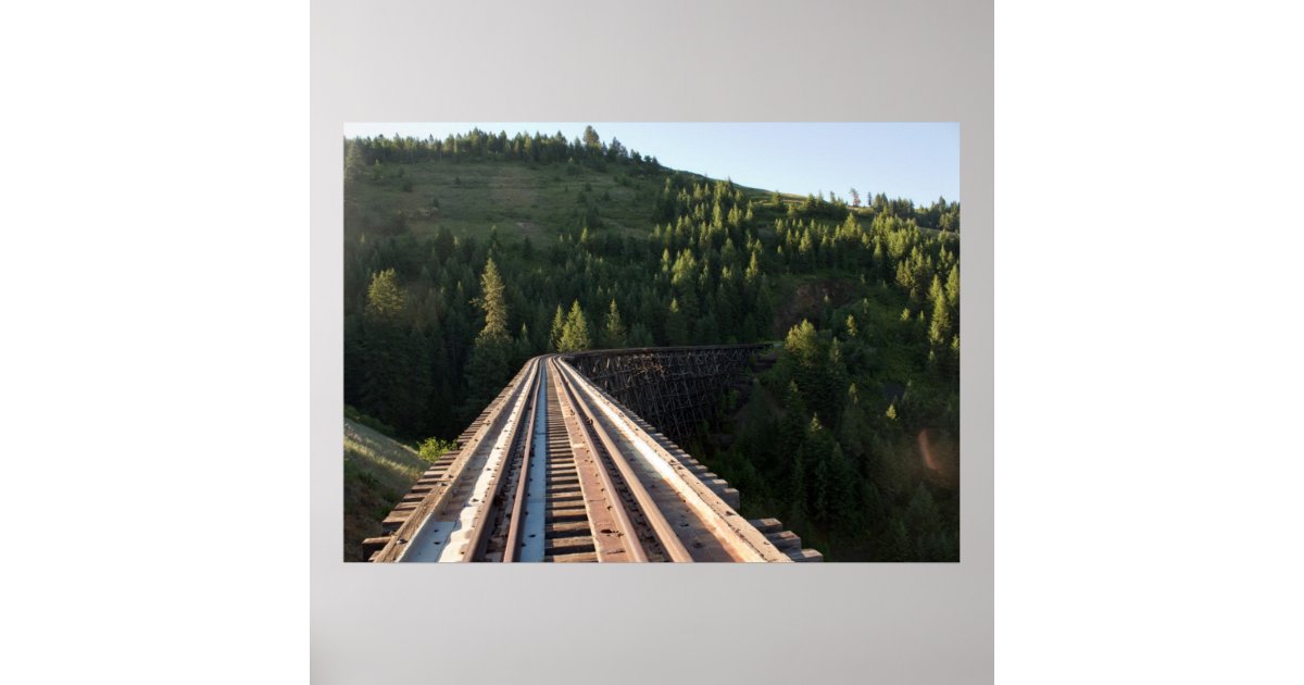 Halfmoon Trestle (Bridge 22) 28"x20" Poster | Zazzle