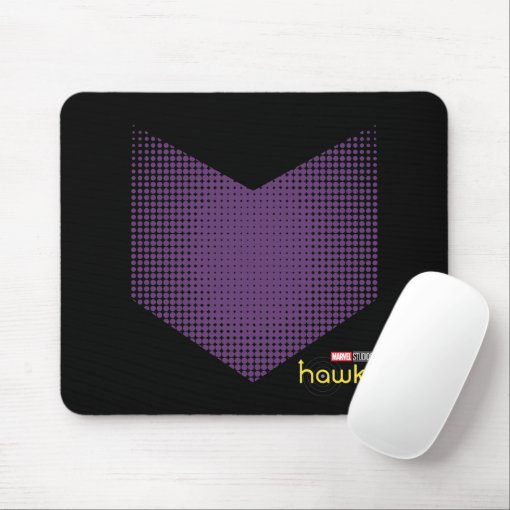 Halftone Hawkeye Symbol Mouse Pad | Zazzle