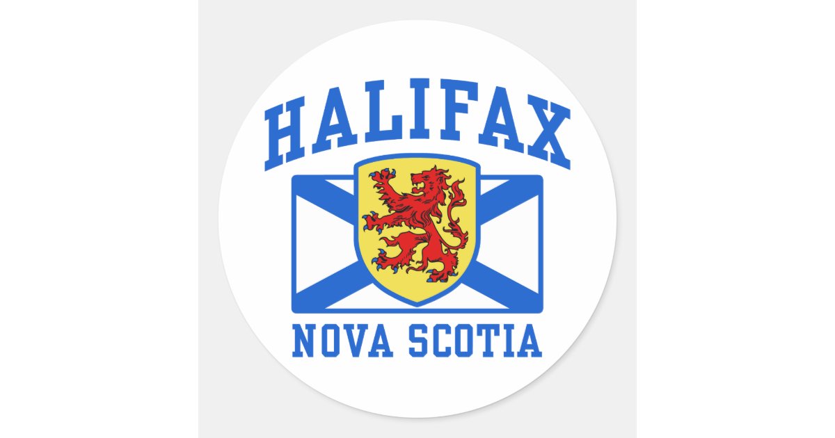 Halifax Nova Scotia Classic Round Sticker | Zazzle