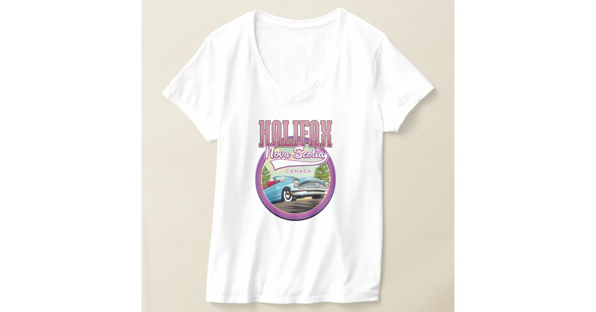 Halifax Nova Scotia travel logo T-Shirt | Zazzle