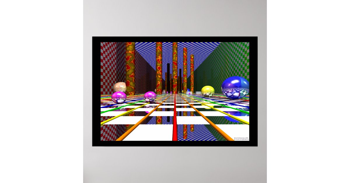 Hall of Self Reflection. Poster | Zazzle
