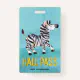 Hall Pass Cute Zebra Classroom Teacher Badge | Zazzle
