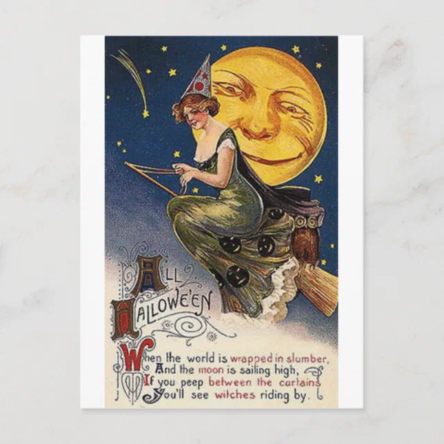 HALLOWEEN-34 POSTCARD | Zazzle