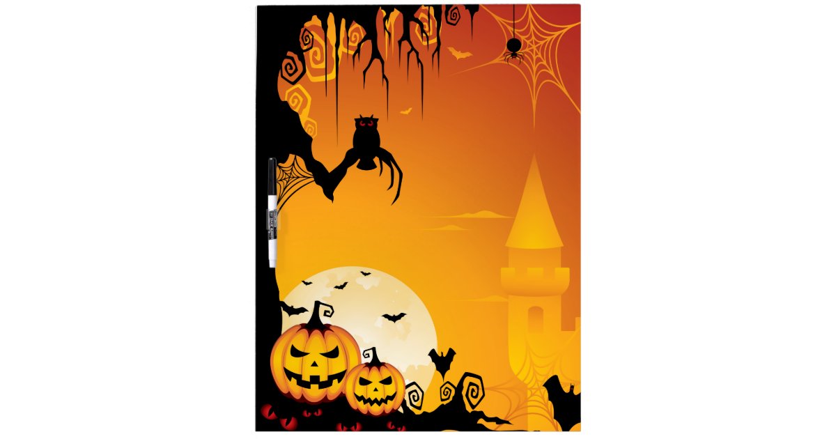 Halloween 3 Dry-Erase Board | Zazzle