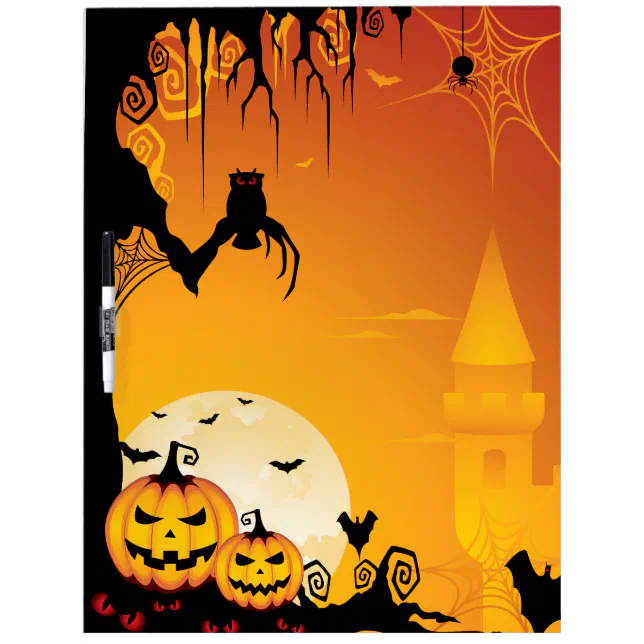 Halloween 3 Dry-Erase Board | Zazzle