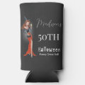 Halloween 50 th Woman Birthday Party Seltzer Can Cooler | Zazzle