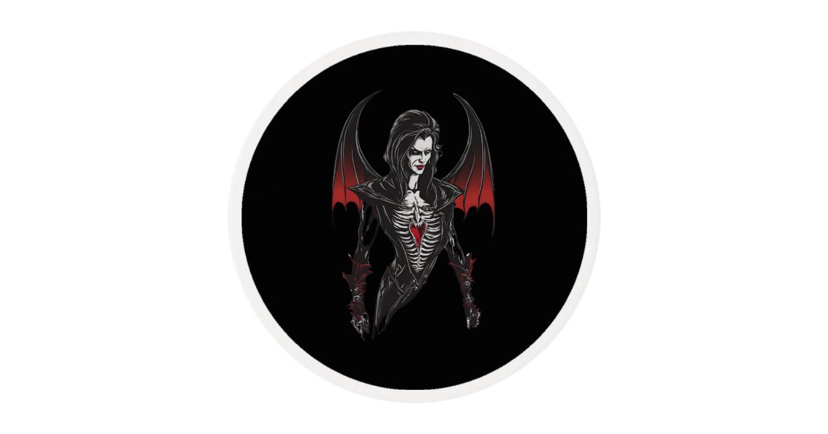 Halloween 6 vampire, sweets, terrifying vampire, edible frosting rounds ...