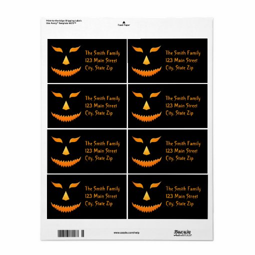 Halloween Address Labels | Zazzle