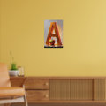 Halloween Alphabet Kids ABC Letter A Poster | Zazzle