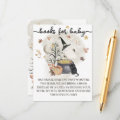 Halloween Baby Shower Books for Baby card. Enclosure Card | Zazzle