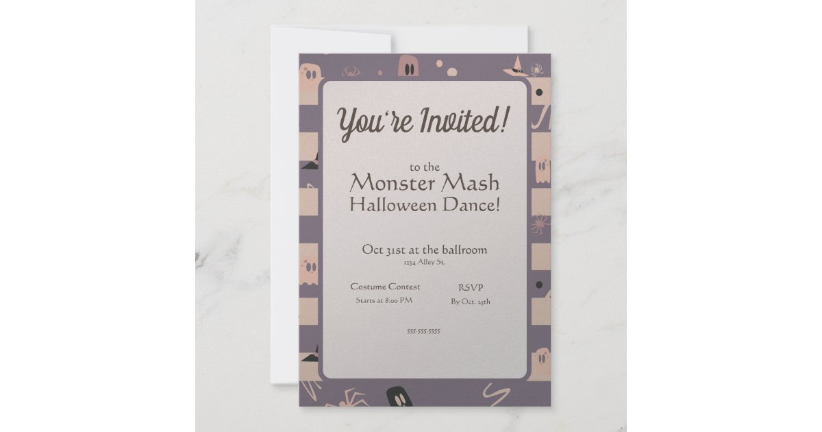 Halloween Ball Invitation | Zazzle