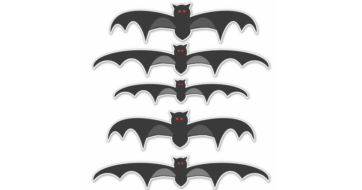 Halloween Bat Sticker | Zazzle