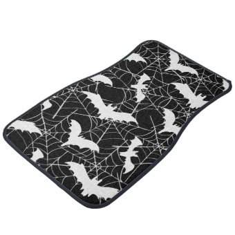 Halloween Bats And Spiders Web Car Floor Mat | Zazzle