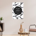 Halloween Bats Baby Shower Welcome Sign | Zazzle