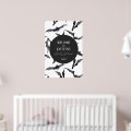 Halloween Bats Baby Shower Welcome Sign | Zazzle