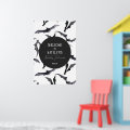 Halloween Bats Baby Shower Welcome Sign | Zazzle