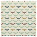 Halloween Bats Pattern Antique Illustrated Bat Art Fabric | Zazzle
