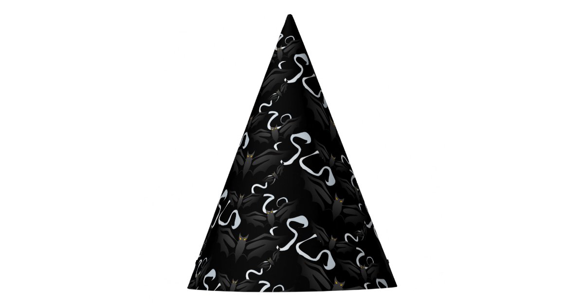 Halloween Bats Party Hat | Zazzle