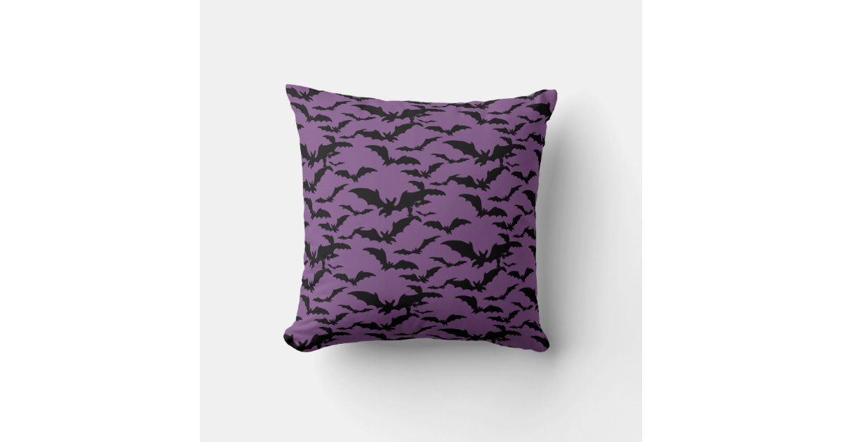 Halloween Bats Pillow | Zazzle
