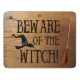 Halloween Beware of The Witch Door Sign | Zazzle