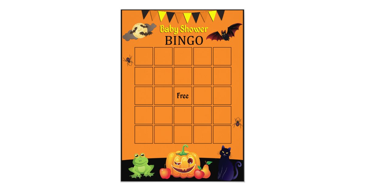 Halloween Bingo Card | Zazzle.com