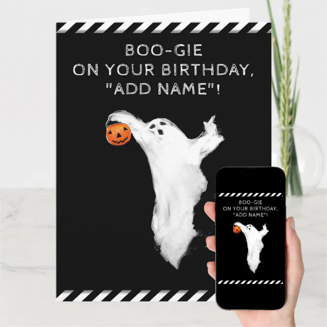 Halloween Birthday Card | Zazzle