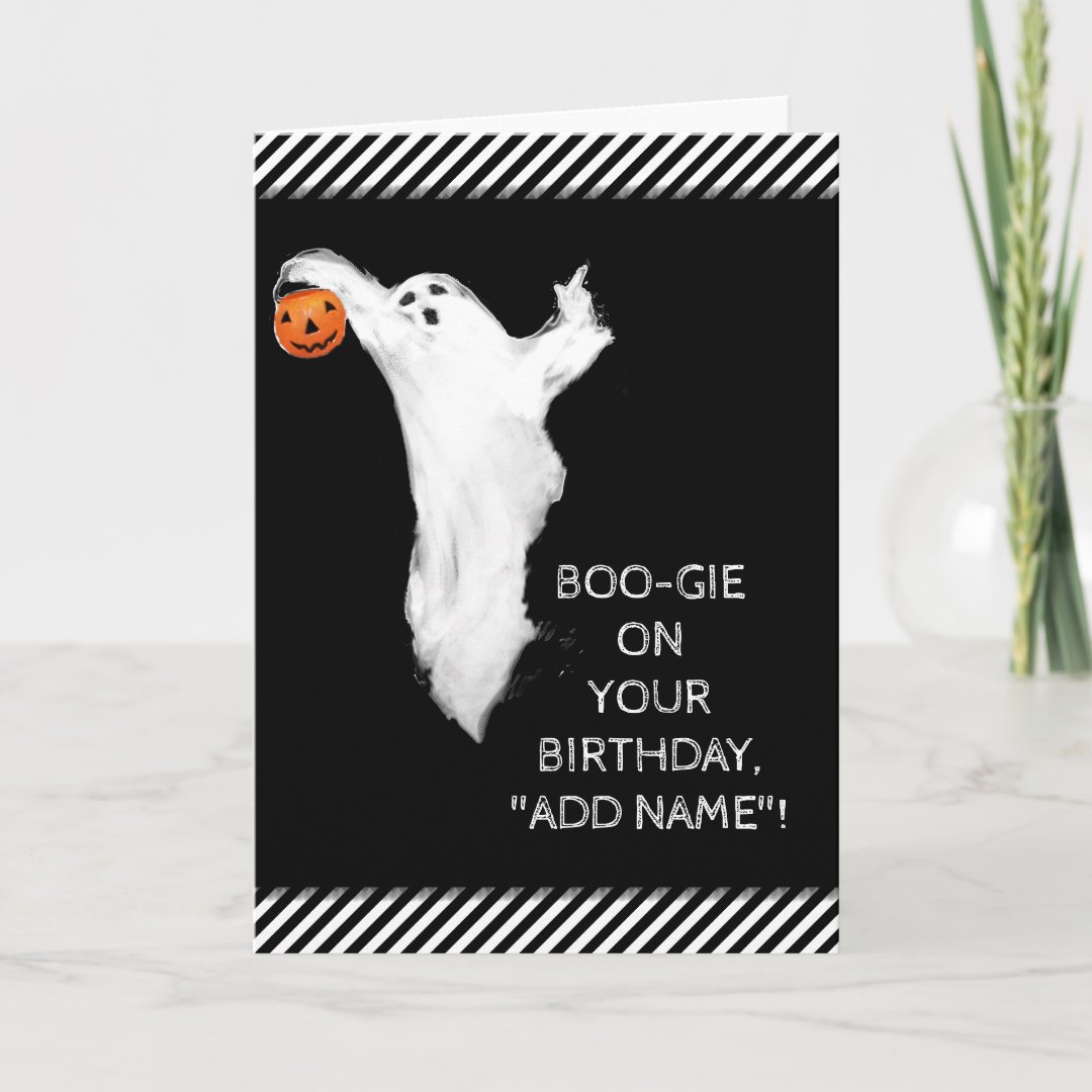 Halloween birthday card | Zazzle