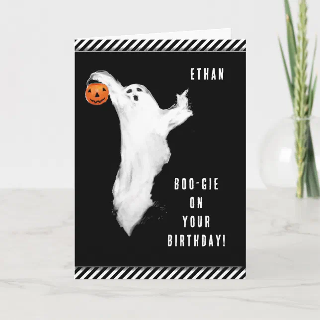 Halloween birthday card | Zazzle