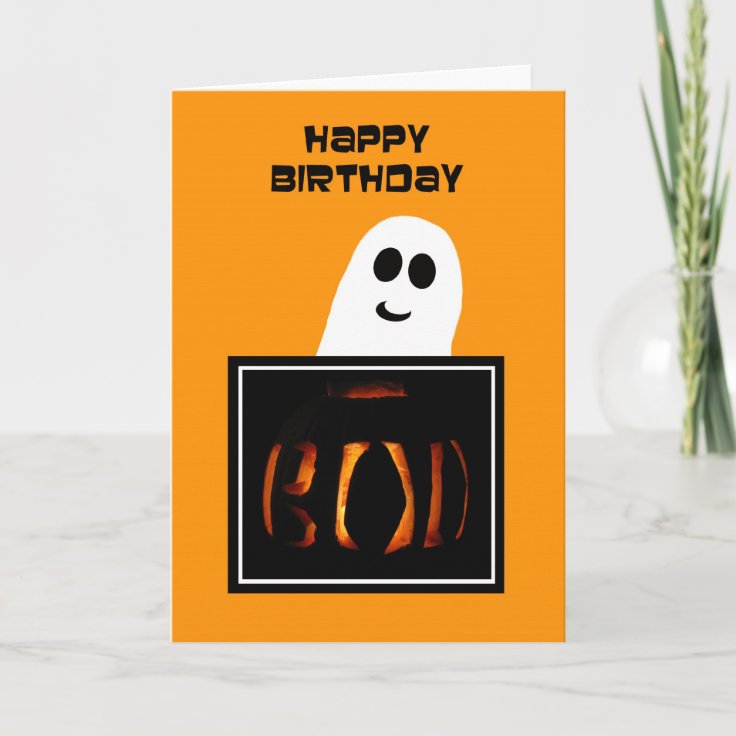 Halloween Birthday Card -- Spooky Good | Zazzle