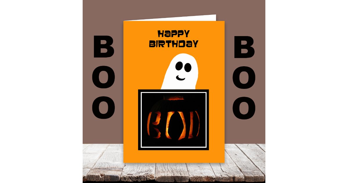 Halloween Birthday Card -- Spooky Good | Zazzle