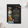 Halloween Birthday Spooky Costume Party Invitation | Zazzle